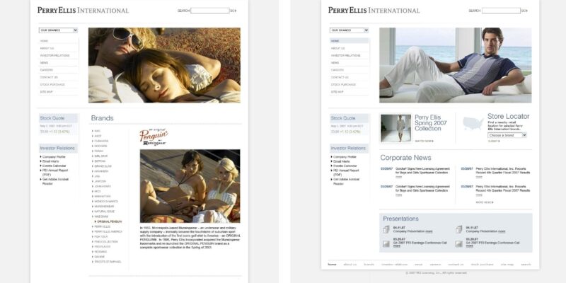 Perry Ellis International Case Study - Ecommerce Partners